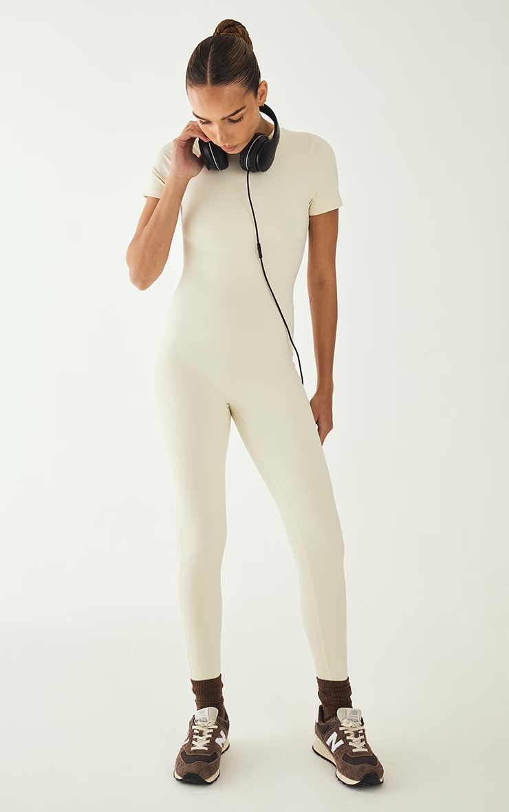 Bone Ultimate Sculpt Short Sleeve Unitard - PLT